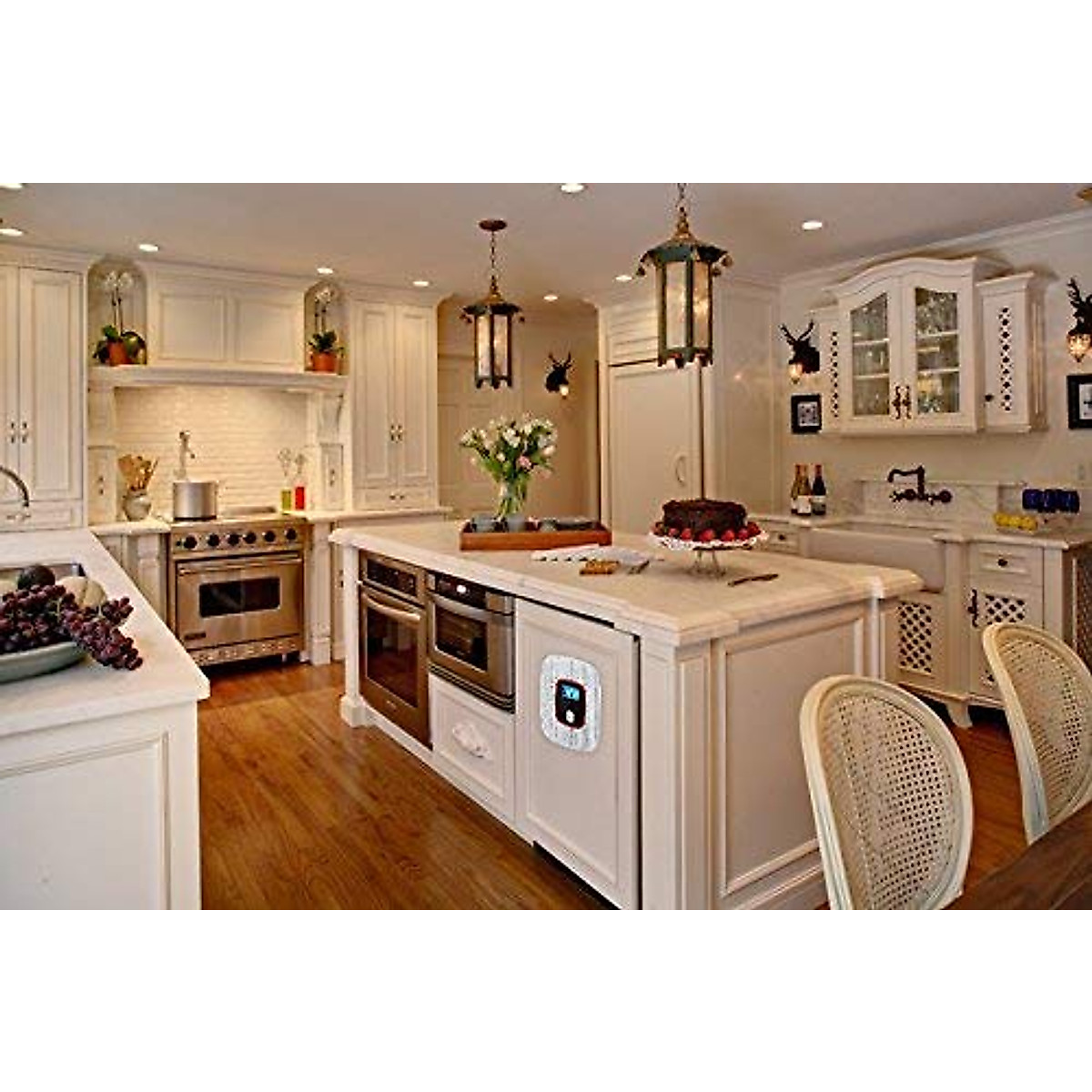 Carbon Monoxide Alarm Detector - with Digital LCD Display and Voice Warning Battery powered