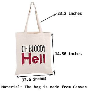 Tampon Tote Bag Period Pouch Sanitary Holder Oh Bloody Hell Bag Gifts For Best Friend (Oh Bloody Hell Tote B)