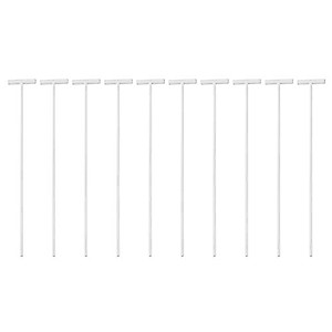 POPETPOP 10 Pieces Pigeon Bobs Traps-Pigeon Bird Entrance Trap One-Way Window Door Curtain Iron T Bars