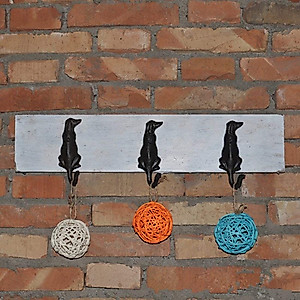 Kassbest Retro Creative Wall Hooks Dog Styling Shape Cast Iron Coat Hooks Coat Hooks Hat Hooks Coat Hooks Wall Mounted Door Hooks Decor Hooks 2 Pack