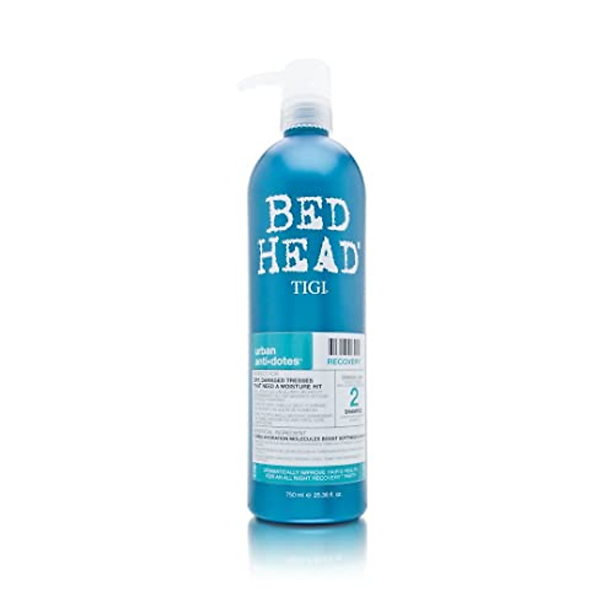 Tigi Bed Head Urban Anti+dotes Recovery Shampoo Damage Level 2, 25.36-Ounce(pack of 1),750 milliliters