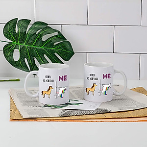 shefine 40th Birthday Gifts for Women - 1984 Birthday Gifts for Women, 40 Years Old Birthday Gifts Coffee Mug for Mom, Wife, Friend, Sister, Her, Colleague, Coworker - 11oz