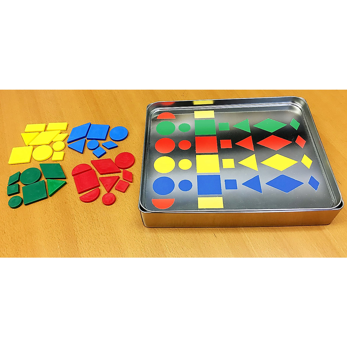 MIGHTY MIND MightyMind Magnetic Tile Sorting Tray with Design Tiles and Magnets (44425)