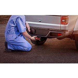 KftRocks Hitch Cover Fits 2'' Hitch Receivers for Trucks, Heavy Duty Metal Trailer Hitch Cover Fit for Sedans/SUV/Trucks/Jeep,Hitch Receiver Cover with Pin Lock