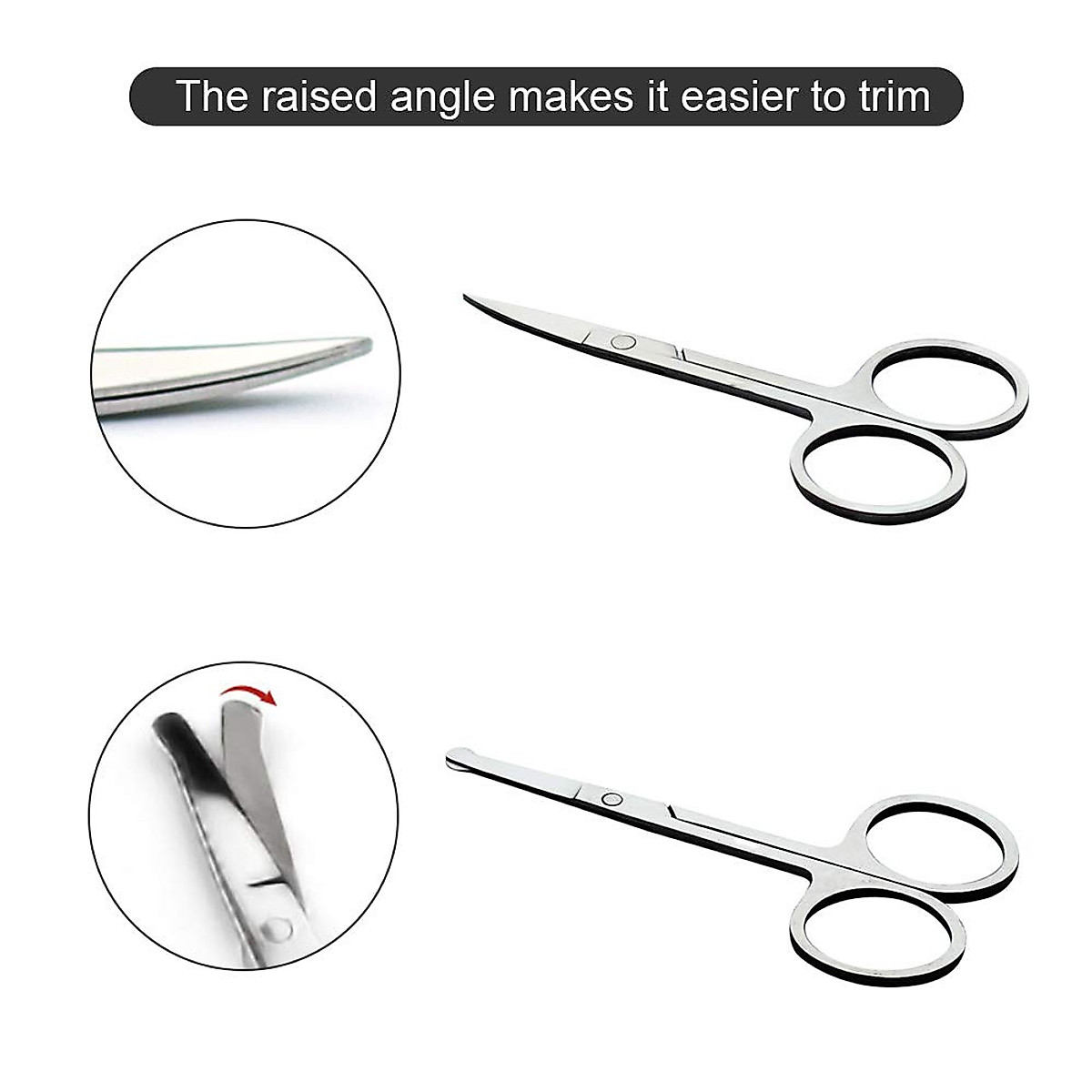 7 in 1 Eyebrow Grooming Kit for Women Eyebrow Scissors Eyebrow Brush Set Brow Brushes Scissors Tweezers Replaceable Eyebrow Razor