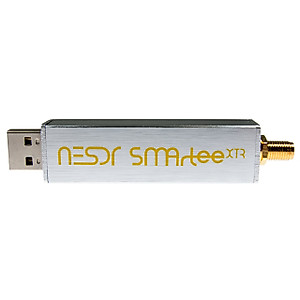 NESDR SMArTee XTR SDR - Premium RTL-SDR w/Extended Tuning Range, Aluminum Enclosure, Bias Tee, 0.5PPM TCXO, SMA Input. RTL2832U