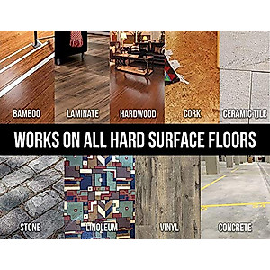 DU-MOST Enzymatic Floor Cleaner Concentrate (1 Oz Makes 1 Gal), No, Streak, No Rinsing, Kids & Pets Safe, Hard Surface Floors, Citrus Scent, 16 Fl Oz