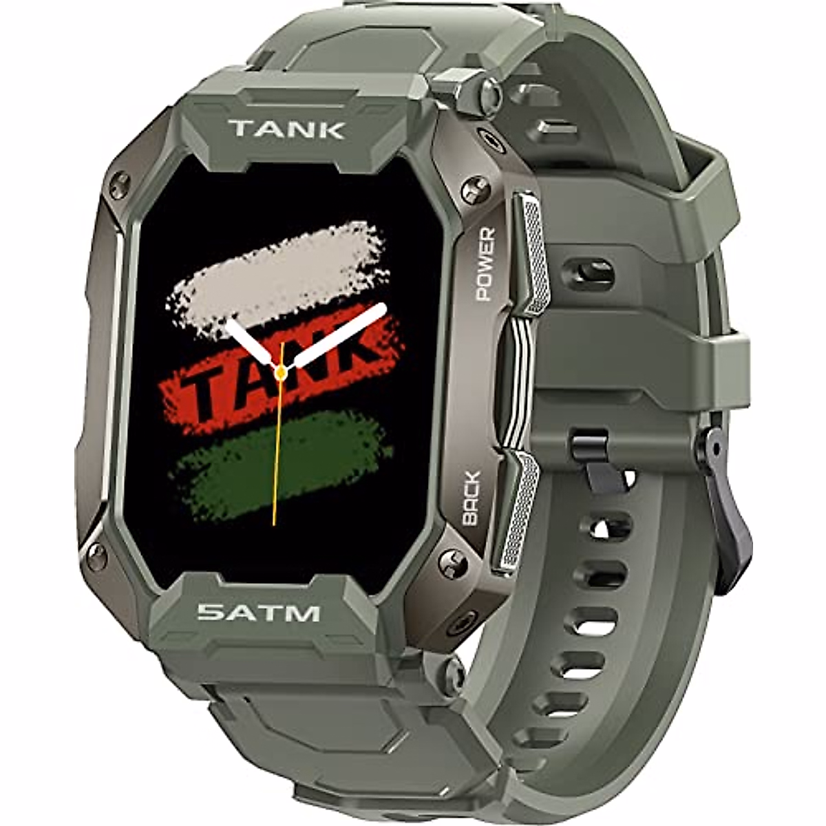 Kospet Smart Watches for Men&Women - 5ATM/IP69K Waterproof Fitness Smart Watch for Android iPhones with Heart Rate Blood Pressure - 1.72'' Tactical Military Sports Smartwatch