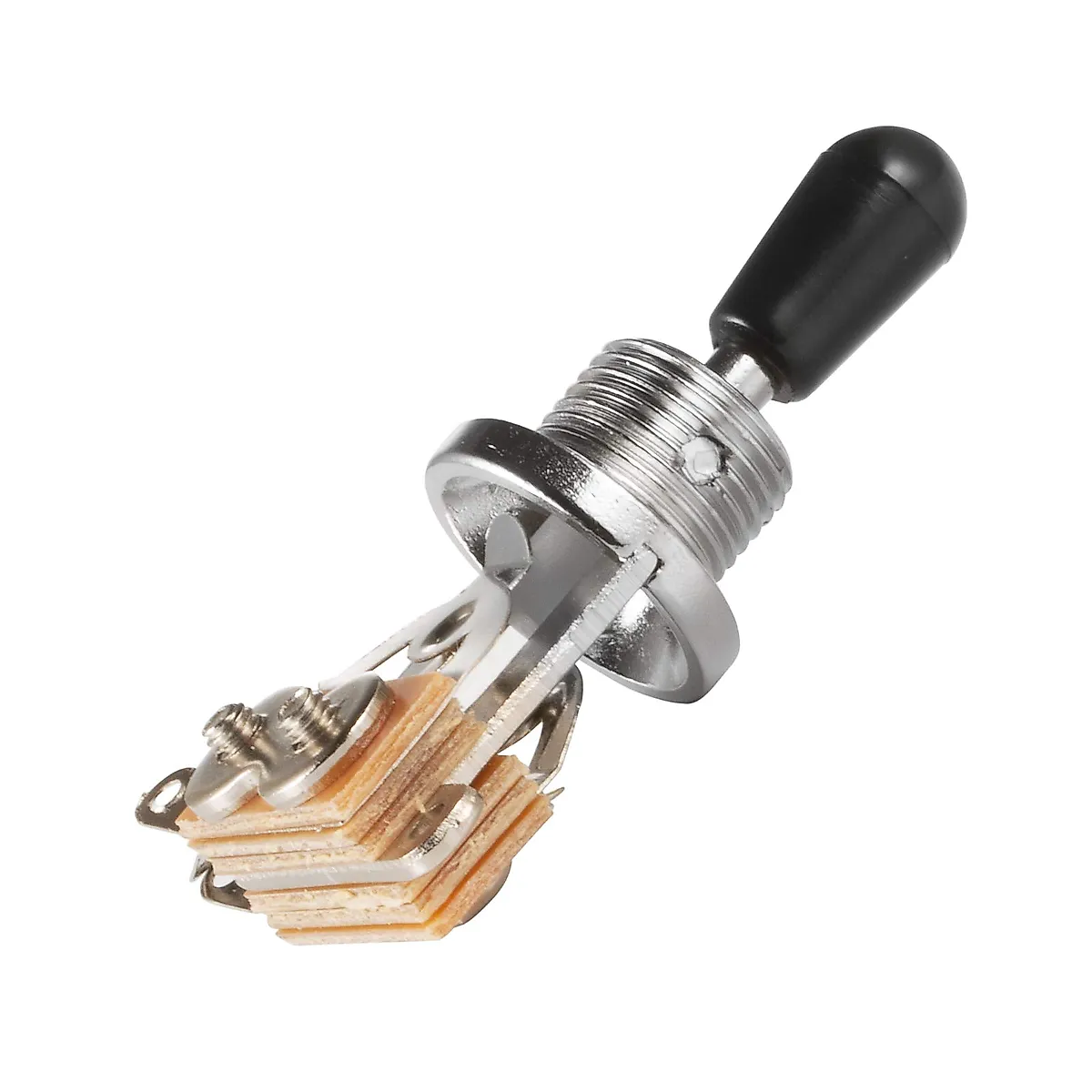Randon 3 Way Short Straight Guitar Toggle Switch Pickup Selector with Tip Knob Caps Compatible with Gibson Toggle Les Paul Electric Guitars