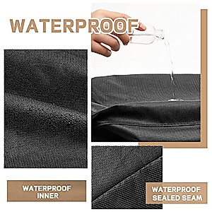 Tessco Pizza Oven Cover Compatible with OoniKoda 16 Waterproof Pizza Accessories Portable Pizza Grill Cover Outdoor Heavy Duty Gas Pizza Oven Carry Accessories with Pocket