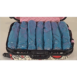 16 Travel Compression Bags Roll Up Space Saver Bags for Luggage, (6 Large, 6 Medium, 4 Small) No Vacuum or Pump Needed Vacuum Storage Bags for Travel