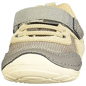 Stride Rite baby boys Soft Motion Rhett Athletic Sneaker, Tan, 5 Wide Toddler US