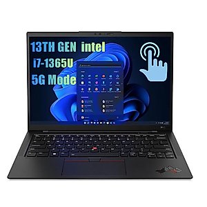NEWLenovo 5G Model ThinkPad X1 Carbon Gen 11, 14.0" FHD Touch Ultra Laptop, Intel Core i7-1365U vPro, 32GB LPDDR5 RAM 1TB SSD Fingerprint Type-C WiFi Thunderbolt AimCare Sup. Win11 Pro