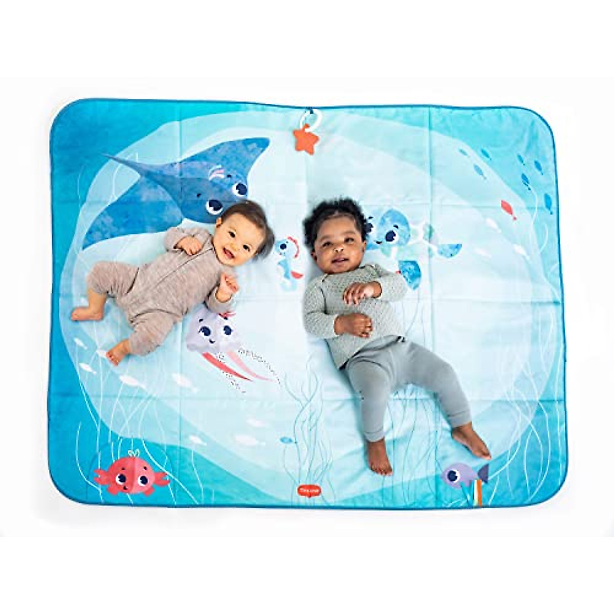 Tiny Love Outdoor Picnic Mat, XL Space Offers Plenty of Room for Play and bonding, Treasure The Ocean