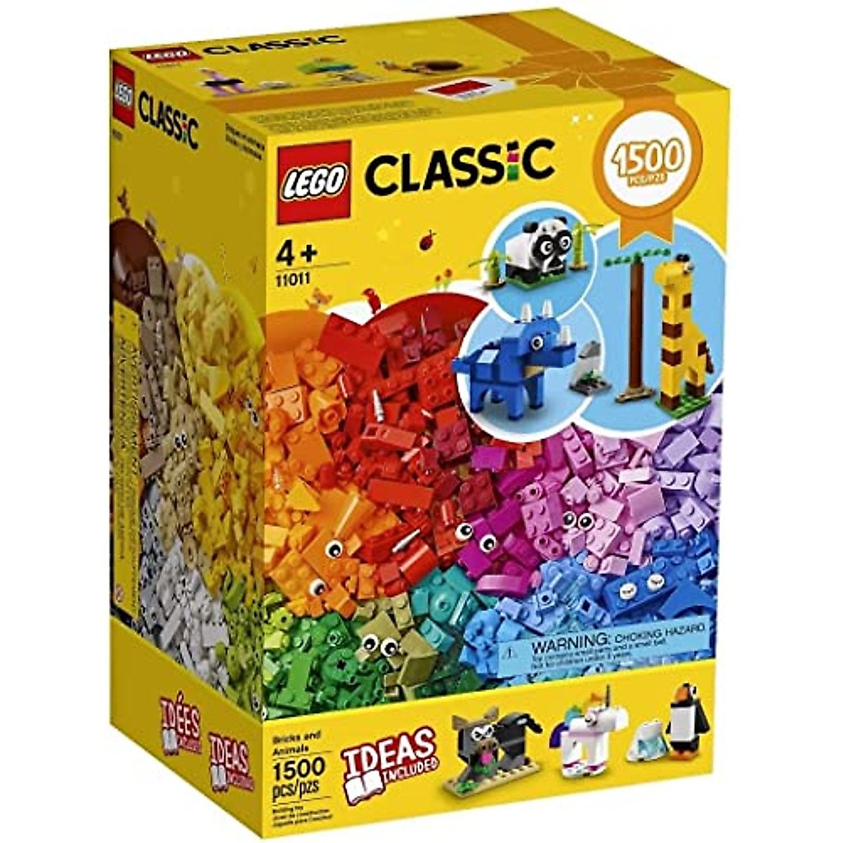 LEGO Classic Creator Fun 11011 Bricks and Animals New for 2020 (1500 pcs)