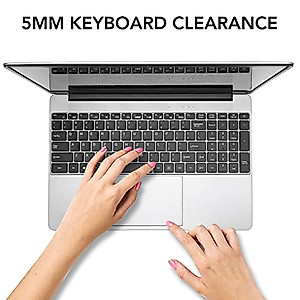 Naroote Laptop, 5000mAh Multiple Interfaces 15.6in Computer Laptop 1920x1080 100-240V 8G 256G FHD Screen for Windows 10 for Study (8+256G US Plug)