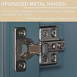 VEIKOU Pantry Buffet with Hutch,71" Kitchen Pantry Cabinets, Freestanding Storage Cabinet with Adjustable Shelves & Glass Doors, Tall Cupboard Pantry Cabinets with Coffee Countertop, Dark Teal