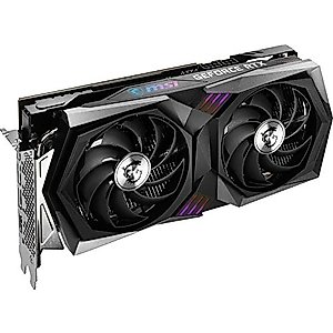 MSI Gaming GeForce RTX 3060 Ti LHR 8GB GDRR6 256-Bit HDMI/DP Nvlink Torx Fan 4 RGB Ampere Architecture OC Graphics Card