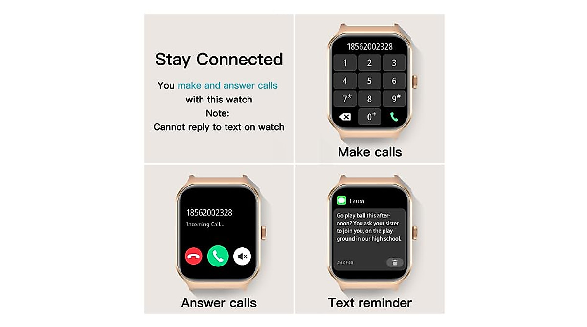 PUBU Smart Watch: Your All-in-One Health & Fitness Tracker