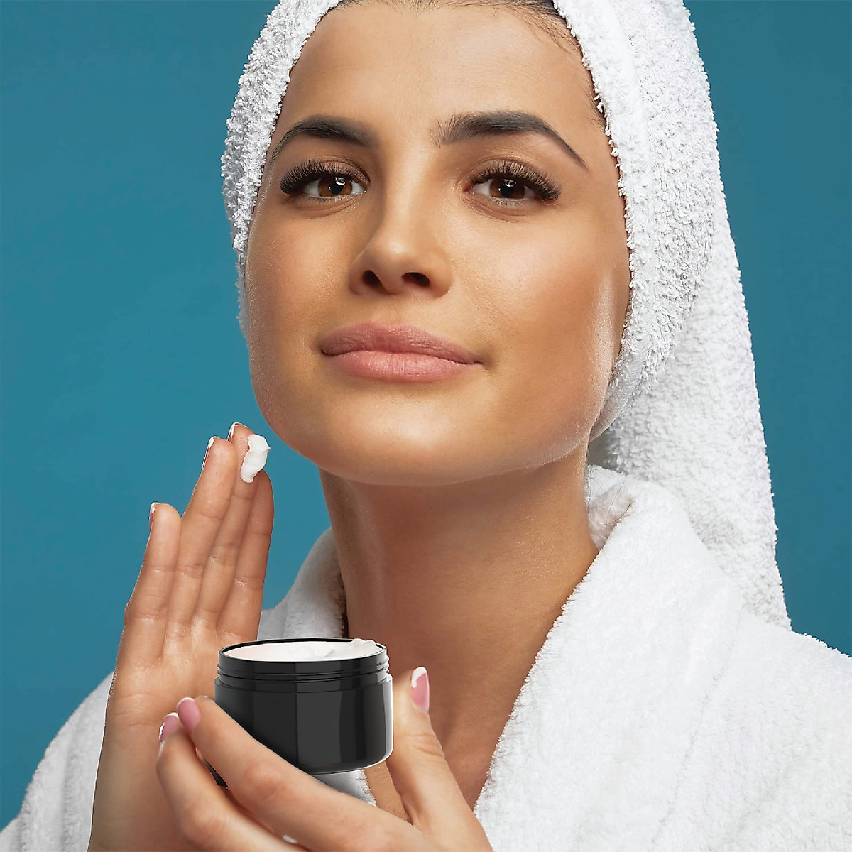 Black Jars With Lids, 2 Oz Jars With Lids, Cosmetic Jars, Cosmetic Containers With Lids, Body Butter Containers, Black Jar, Black Container, Small Jars, Lotion Jars, For Cream, Salve, Makeup, 24 Pack