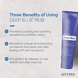 Deep Blue Sore Muscle Rub & Soothing Essential Oil Blend 2 Piece Set
