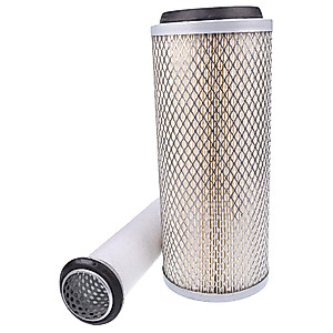 LSSOCH New Inner & Outer Air Filter Set 1040178M91 1026131M91 Compatible With Massey Ferguson Tractor 150 165 175 180 50A 50F 50H