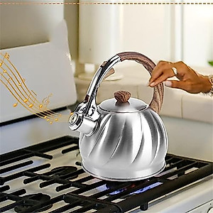 Tea Kettle For Stove Top Teapot For Stovetop Stainless Steel Whistle Teapot Kettle Whistling Tea Kettle For Gas Stove Tea Pot Stovetop