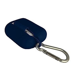 AudioSpice Collegiate Michigan Wolverines Silicone Cover for Apple AirPods Pro (1st Generation) Charging Case with Carabiner