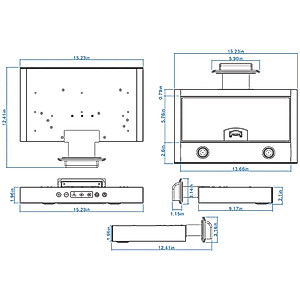 1 Set Under Cabinet Range Hood 12V Cooking Range Hood 3 Speed Adjustable with Touchable Screen LED Light Suitable for RV Yacht Kitchen