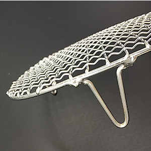 Turbokey Round Grill Barbecue Net, 2" Height Wire Steaming Cooling Rack, Wire Pan Grate, Baking Rack, Icing Rack, Round Shape - 13 ¾ Inch Diameter (350mm/13.8")