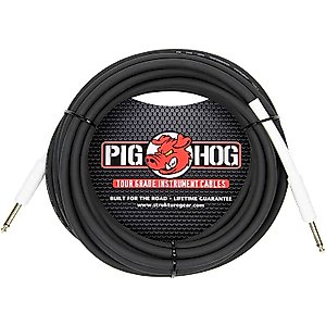 Pig Hog PH25 High Performance 8mm 1/4" Guitar Instrument Cable, 25 Feet
