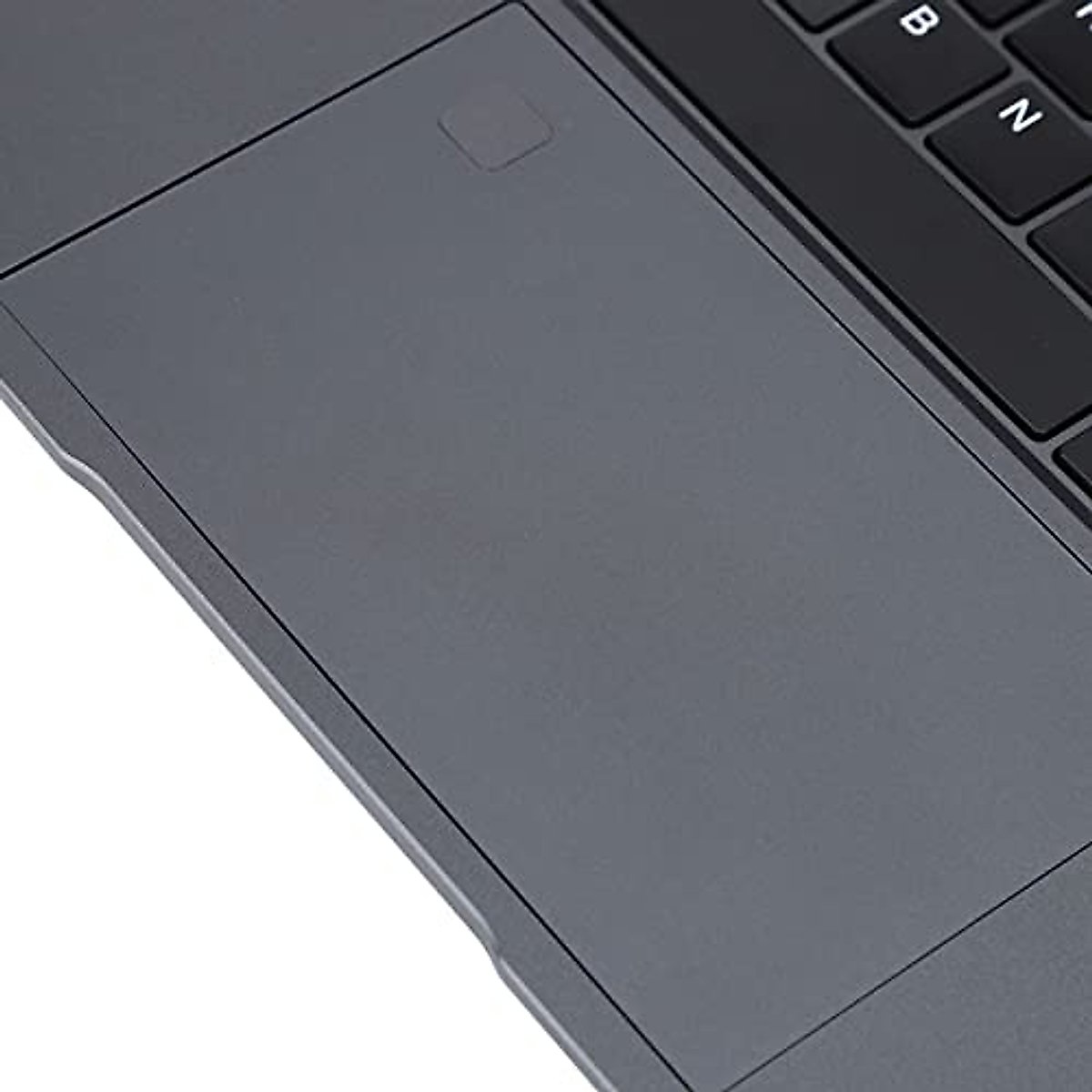 Shanrya HD Laptop, Fingerprint Reader Large Memory Quad Core Numeric Keypad 15.6in IPS Laptop LED Keyboard Backlight 15.6in IPS for Home