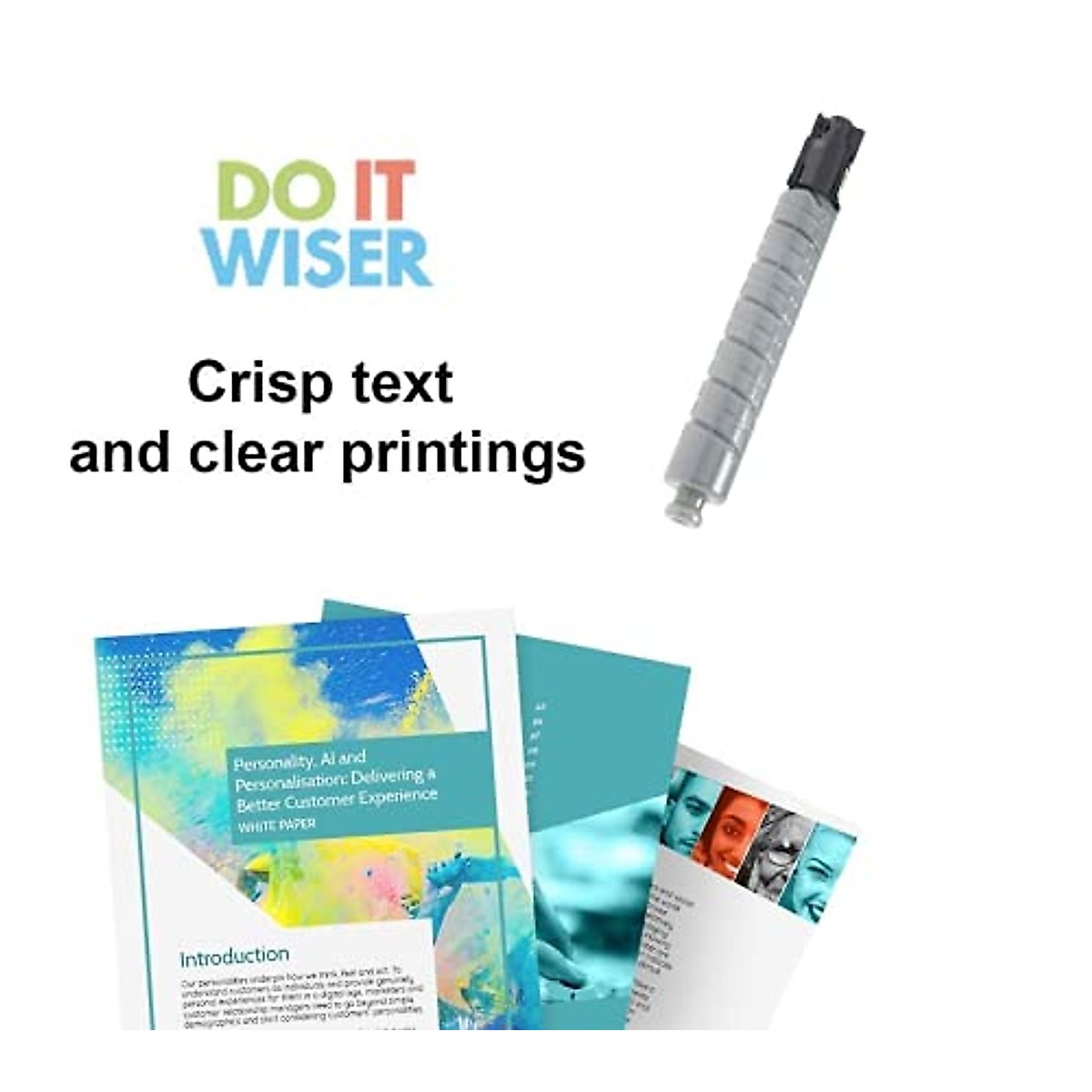 Do it Wiser Compatible Printer Toner Cartridge Replacement for Ricoh 841849 for use in Ricoh MP C6003 MP C4503 MP C5503 MP C6004 (1Pack - Black)