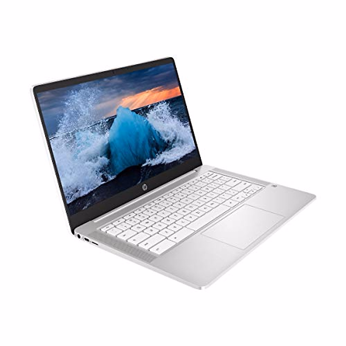 2021 Newest HP Chromebook 14" HD Laptop for Business and Student, Intel Celeron N4000, 4GB RAM, 32GB eMMC, Backlit-KB, Webcam, Fast Charge, WiFi, USB-A&C, Chrome OS,w/128GB SD Card, GM Accessories