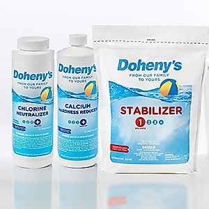 Doheny's Calcium Reducer | Quickly & Safely Reduce Calcium Hardness Levels in Your Pool | Contains Phosphoric Acid Derivatives | Prevent Scaling, Staining & Corrosion | 1 QT