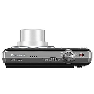 Panasonic Lumix DMC-FS25 12MP Digital Camera with 5x MEGA Optical Image Stabilized Zoom and 3 inch LCD (Black)