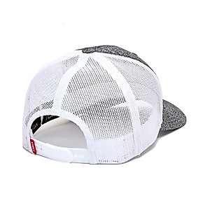 Kimes Ranch Caps The Cutter Trucker Horns Logo Patch Mesh-Back Ball/Grey Heather