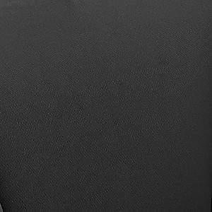 Flash Furniture Bowie Comfort Series Black Swivel Patio Chair with Black Cushion