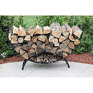 Woodhaven 5 Foot Crescent Firewood Rack