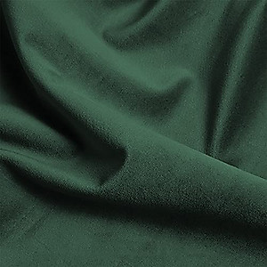 Duhome Velvet Desk Chair with Wheels, Gold Desk Chair Adjustable Swivel Home Office Chair for Office Living Room Bedroom, Dark Green