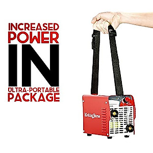 KICKINGHORSE A220 CSA/US Certified ARC Welder 240V. High Power High Rating 220A 40K Hz IGBT Optimized for Generator/Extension Cord. Full-Metal Heavy Duty Body Structure - High Reliability&Durability