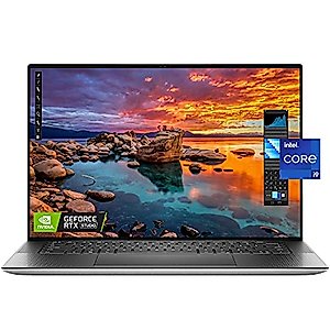 2021 Newest Dell XPS 15 9510 Laptop, 15.6" FHD+ 500 Nits Display, Intel i9-11900H, RTX 3050Ti, 64GB RAM, 2TB SSD, IR Webcam, Backlit Keyboard, Fingerprint Reader, WiFi 6, Thunderbolt 4, Win 10 Home