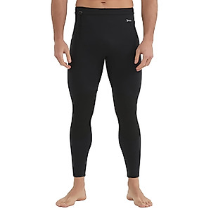 Lemorecn Wetsuit Pants Men 3mm Neoprene Swim Pants for Swimming Canoeing Snorkeling Scuba Kayaking Diving(1031black-S)