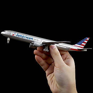 Busyflies 1:300 Scale American Boeing 777 Airplane Models Alloy Diecast Airplane Model