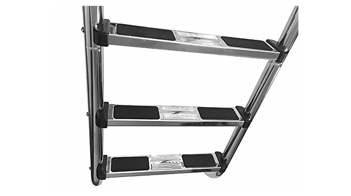 FibroPRO Stainless Steel In-Ground Pool Ladder - Easy Mount