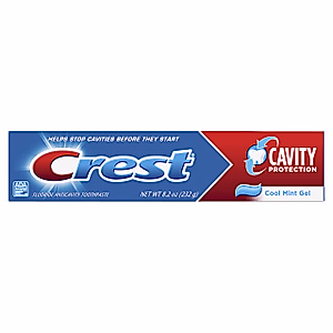 Crest Cavity Protection Toothpaste Gel, Cool Mint, 8.2 oz