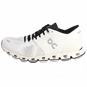 ON Running Women's Cloud X Textile Synthetic Trainers White/Black Shoes, Size 10.5 (M) US, 42.5 EUR