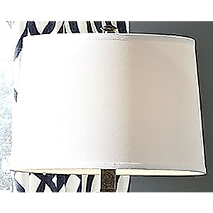 Signature Design by Ashley Sharolyn Modern Farmhouse 30.13" Glass Table Lamp, Silver