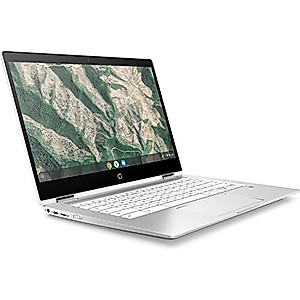 HP Chromebook x360 - 14b-ca0036nr 14" Touchscreen Intel Celeron N4000 1.1 GHz Intel UHD Graphics 600 4 GB RAM 32 GB eMMC Chrome OS BT Webcam Natural Silver (Renewed)