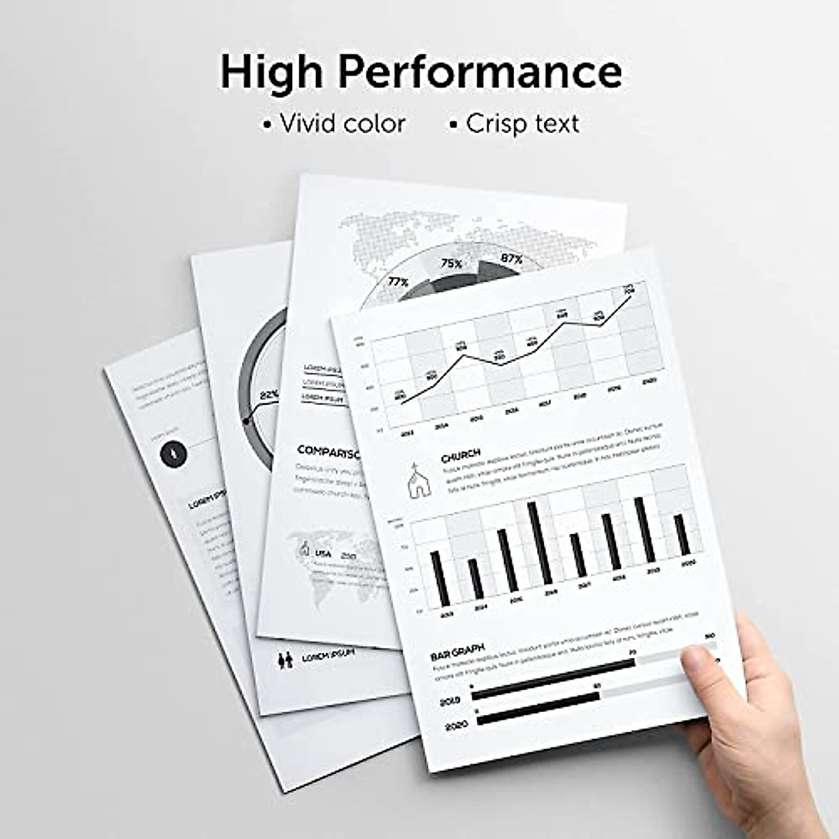 MCYCOLOR TN750 Toner Cartridge Compatible Replacement for Brother TN750 TN-750 TN720 TN-720 to Use with HL-5470DW HL-5450DN HL-6180DW MFC-8710DW 8910DW 8950DW 8510DN 6180DWT (2 Black, High Yield)